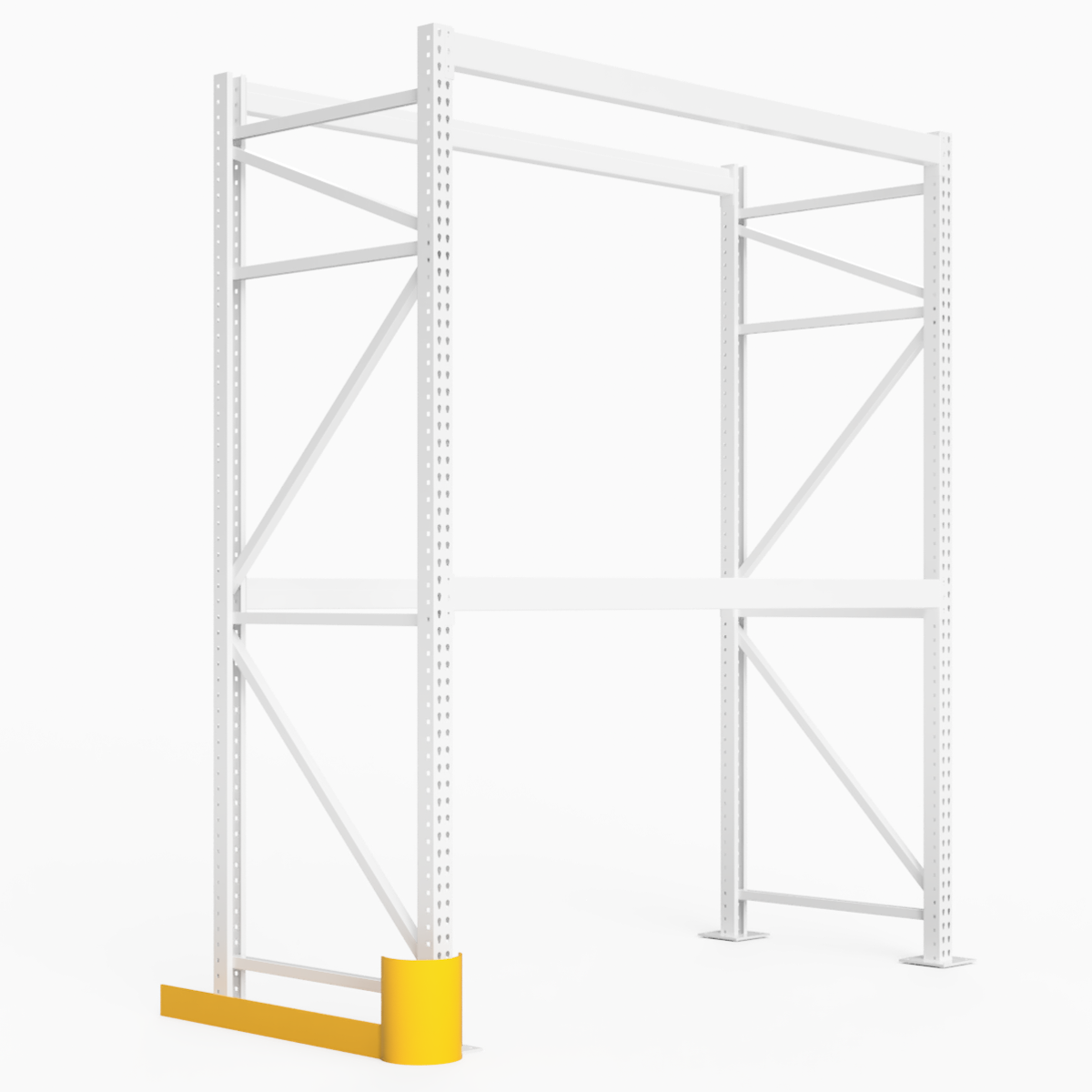 Pallet Rack End of Row Guards 48" Long Right | U.S. Pallet Racks