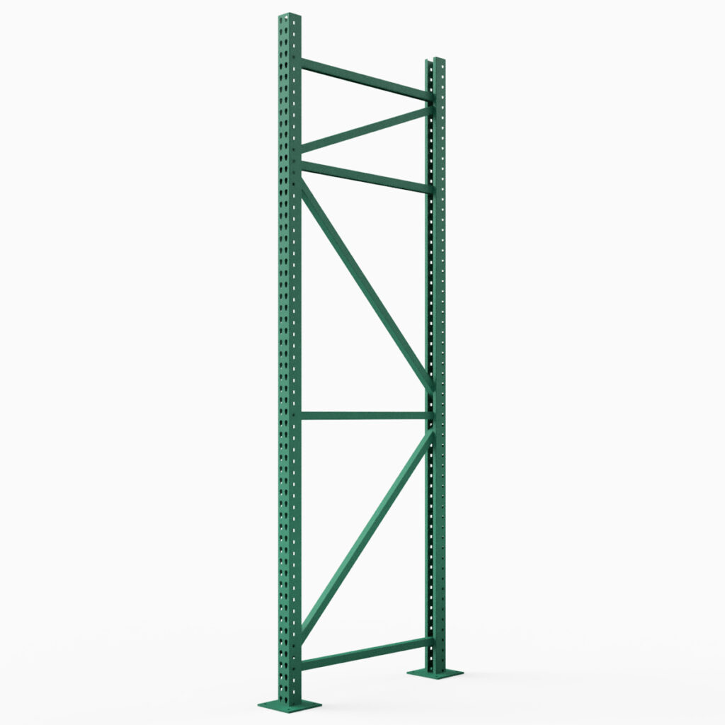 Pallet Rack Uprights 360" High x 42" Deep (8"x8" Footplate) | U.S ...