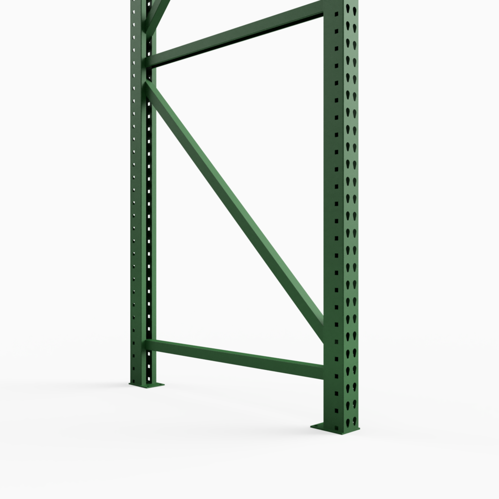 Pallet Rack Uprights 192" High x 42" Deep | U.S. Pallet Racks